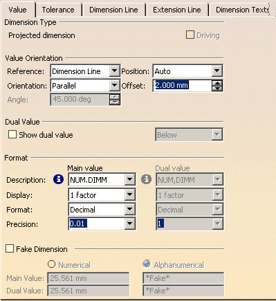 Editing Dimension Value Properties